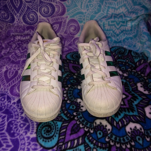 adidas | Shoes | Chrome Adidas Superstars | Poshmark
